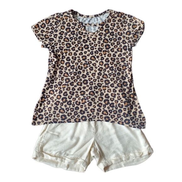Faded Glory | Matching Sets | Girls Bundle Leopard Print Shirt And Size ...